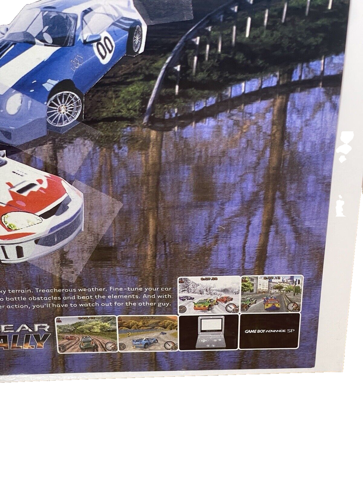 Top Gear Rally Print Ad Game Poster Art PROMO Original GBA Boy Advance ...