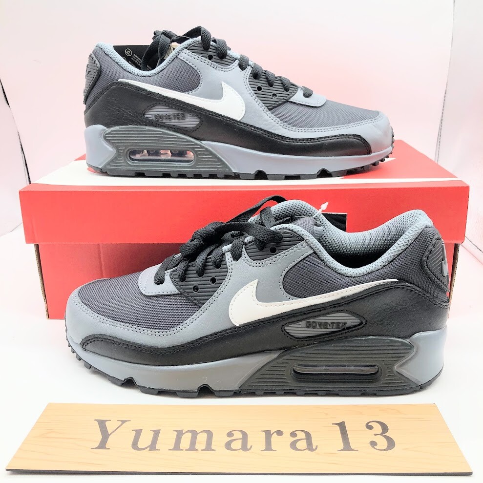 Nike Air Max 90 Gore-Tex Black Dark Smoke Grey FD5810-002 Men's Size | eBay