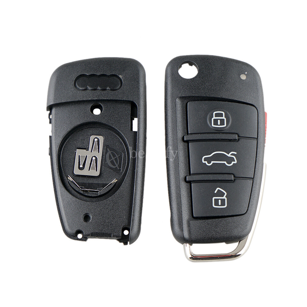 2 for 2006 2007 2008 2009 2010 Audi A4 A6 TT Q7 Flip Remote Key Fob ...