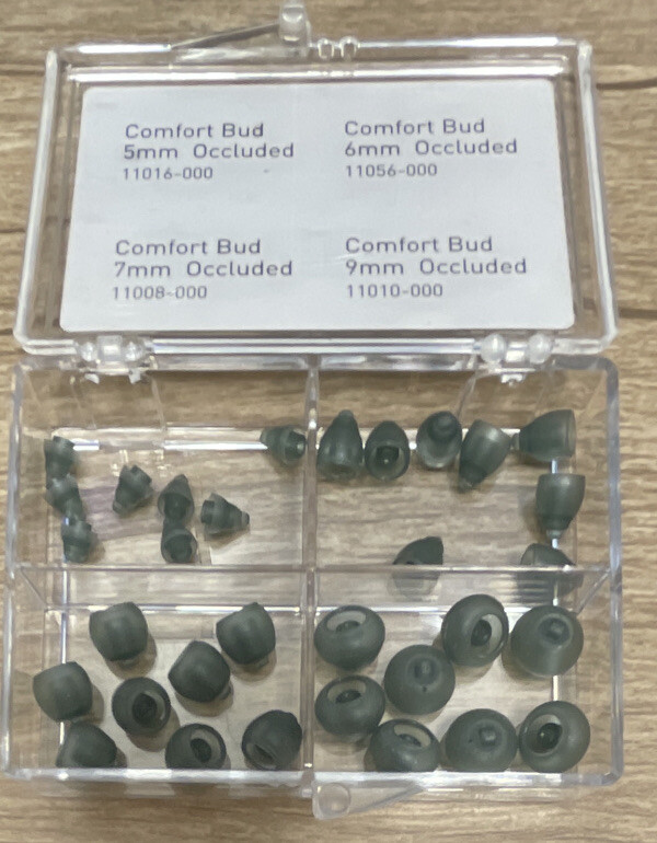 Starkey Occluded sz 5, 6, 7 & 9 Comfort Bud Dome Kit for RIC Hearing ...