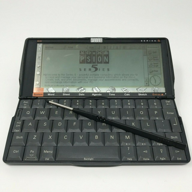 Psion Series 5 Palmtop Handheld Computer PDA With 8 MB Memory for sale ...