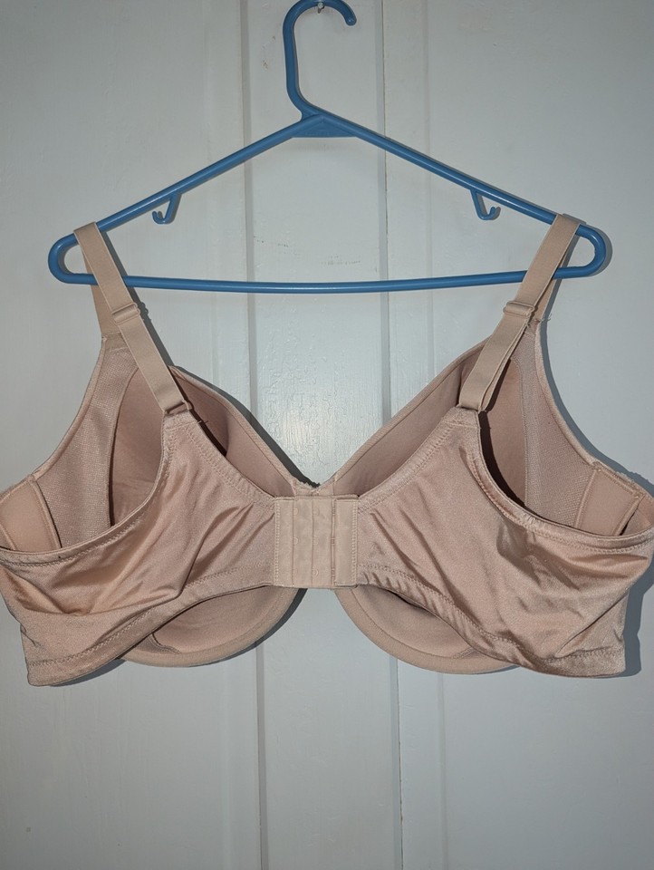 Breezies Women's Bra Sz 44DDD Original Shimmer TShirt Beige | eBay