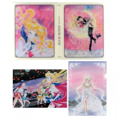 Sailor Moon Tsukino Usagi Jiba A4 Clear File Folder 2pcs Exhibition | eBay
