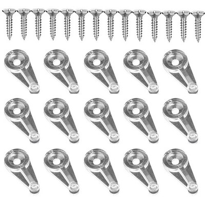 Glass Panel Clips Non Slip Plastic Glass Retainer Clips Beauty Of The ...