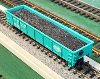 N Scale Bachmann P&LE 40’ gondola with coal load & Rapido couplers | eBay