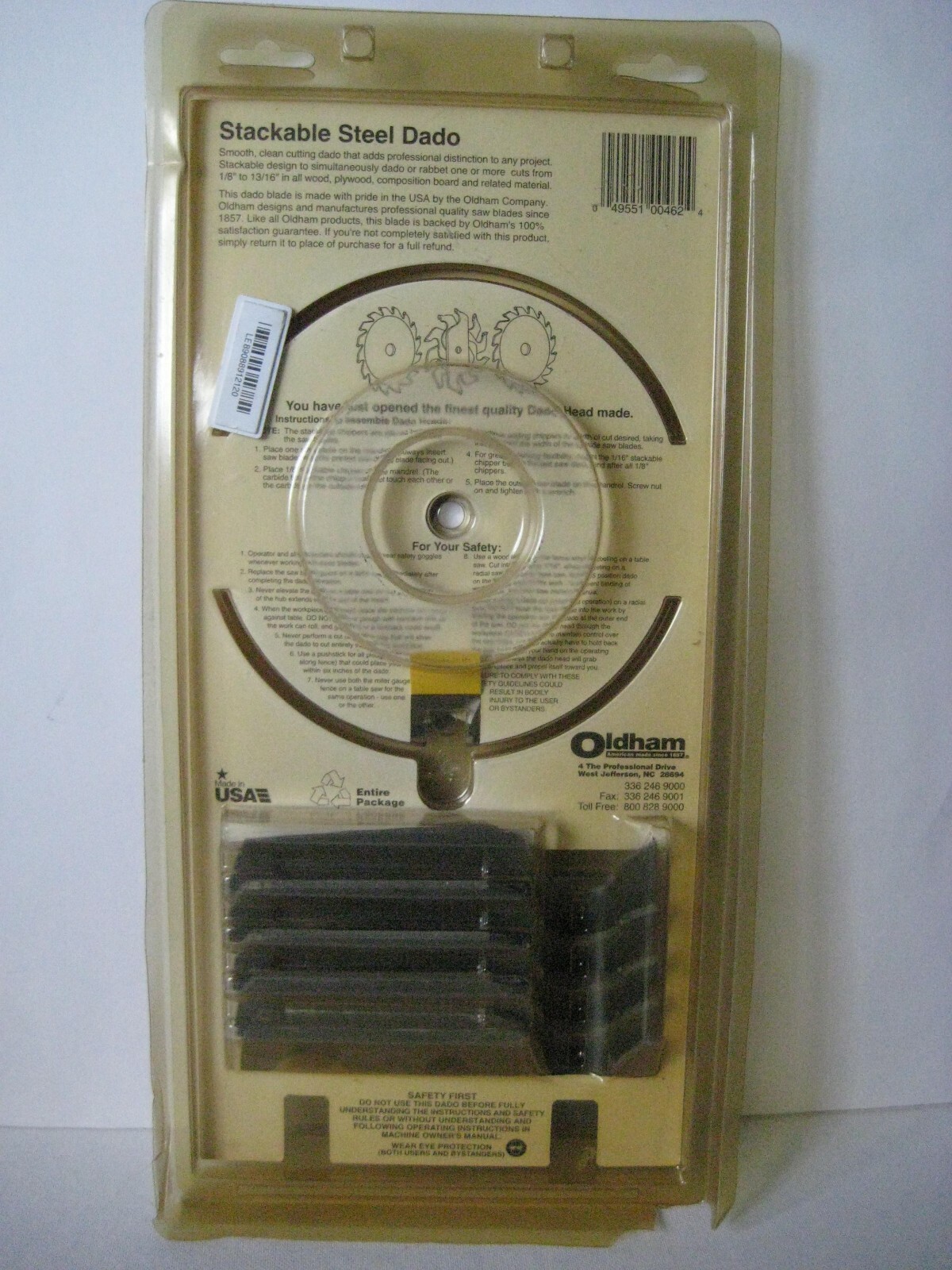 VINTAGE Oldham 6" STEEL Stacked Dado ~ # 600-5216 | eBay