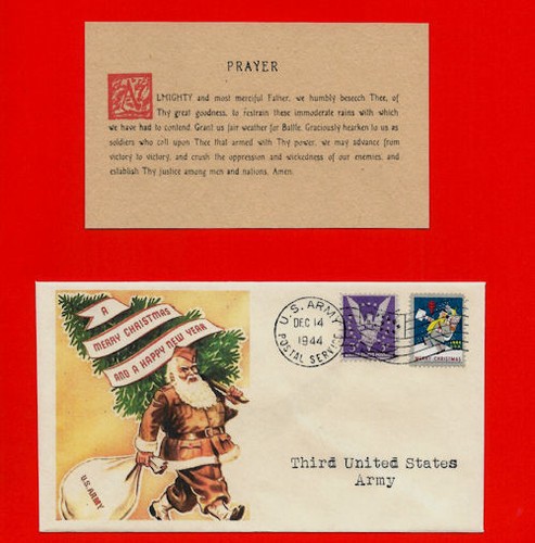 Patton Weather Prayer Collector Envelope Reprint With Original Period ...