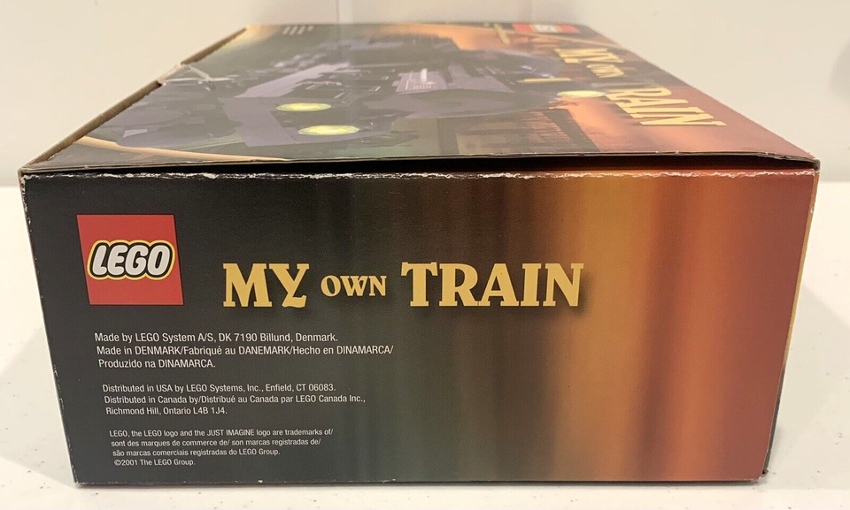 Lego My own Train 3741, 3744 Large Locomotive with Green Trim ...