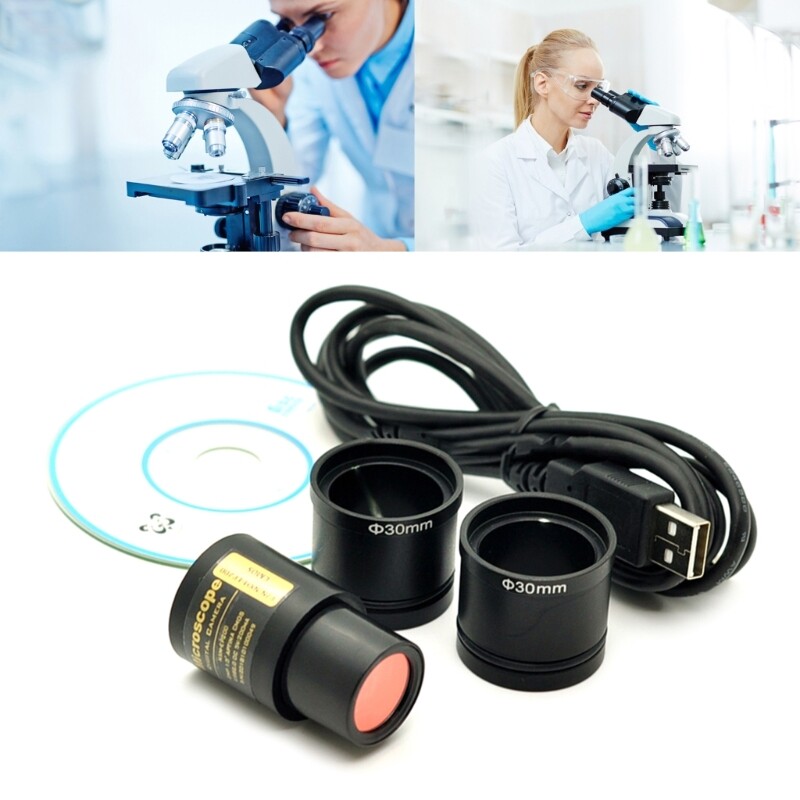 2MP CMOS USB2.0 Microscope Ocular Adapter Electronic Eyepiece ...