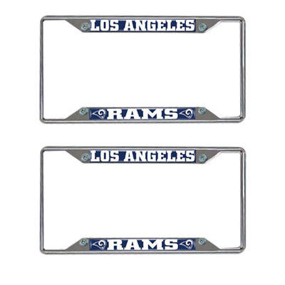 Football Los Angeles Rams Chrome License Plate Frames Metal Universal ...