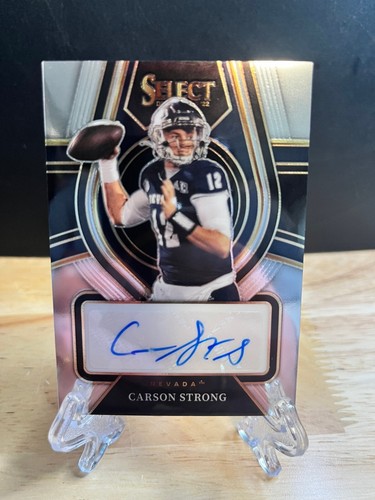 Carson Strong 2022 Select Draft Picks ROOKIE AUTO RS-CST - Nevada Wolf ...