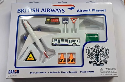 DARON BRITISH AIRWAYS AIRPORT PLAYSET RT6001 - MISSING BAGGAGE LOADER ...