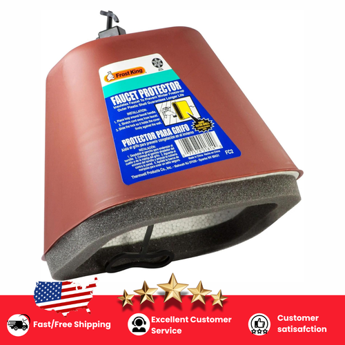 Durable Outdoor Foam Insulated Faucet Cover w/ Hard Plastic Shell ...