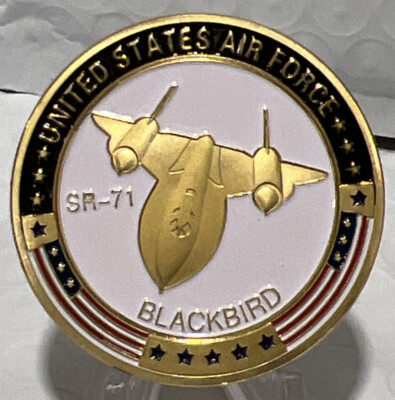 * UNITED STATES SR71 Air Force Blackbird Chall Coin New In An Airtight ...