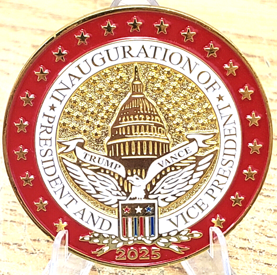 2025 Inauguration of President Trump and VP Vance Commerative Challenge ...
