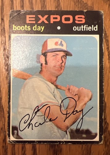1971 Topps #42 Boots Day Expos | eBay