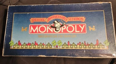 Monopoly Deluxe Anniversary Edition 1985 Complete Gold Tokens | eBay
