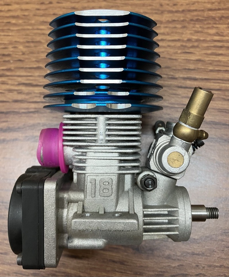 XTM 18 Nitro Engine Team Associated RC10GT Cut Crank Dual Sport Vintage ...