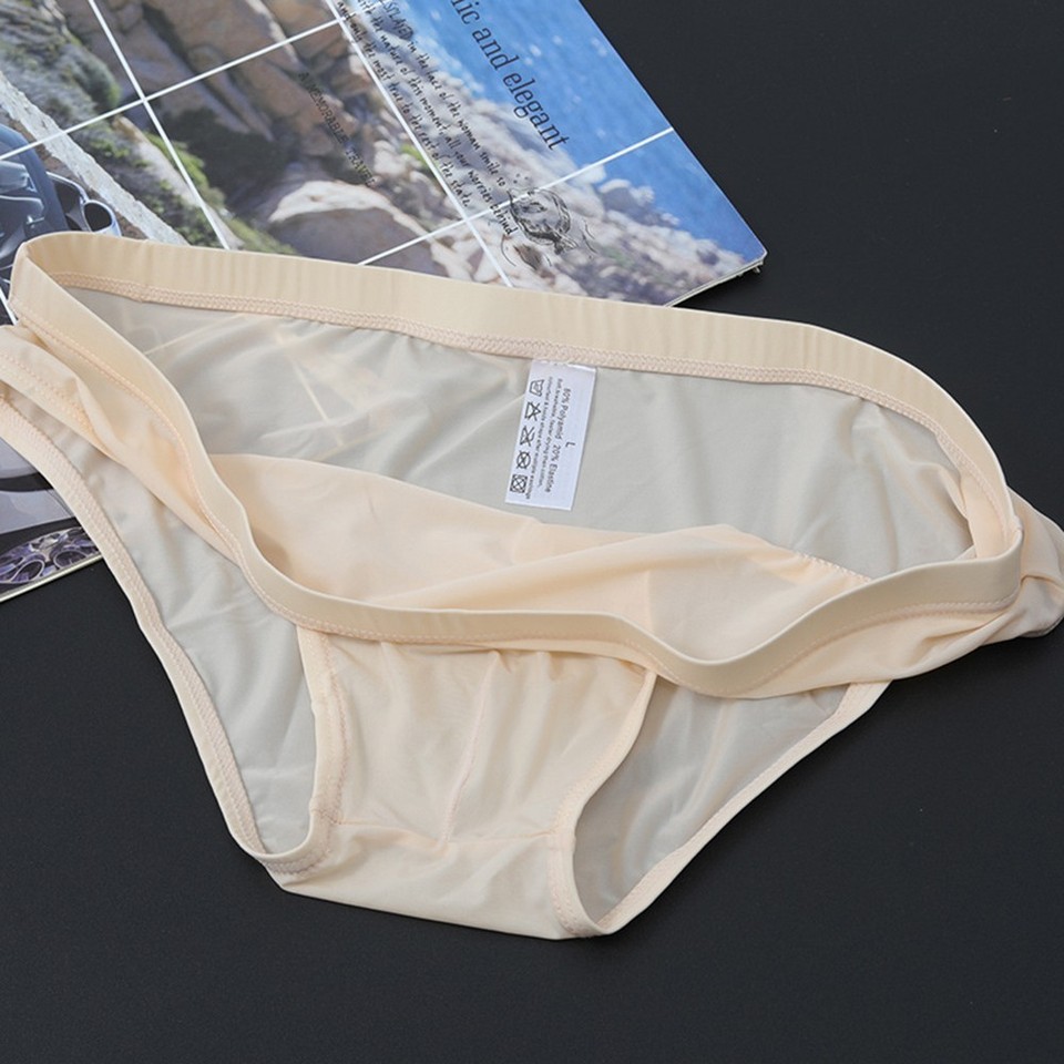Mens Ultra Soft Ice Silk G-String Thongs Low Rise T-Back,Sexy Underwear ...