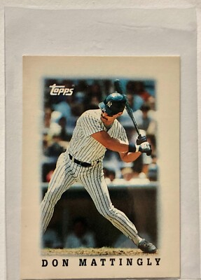 1988 TOPPS MINI LEADERS - Lot of 21 Cards 2 1/8" x 3" (3 Hall of Famers ...