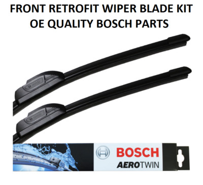 Renault Master Front Windscreen Wiper Blade Set 2010 Onwards BOSCH ...