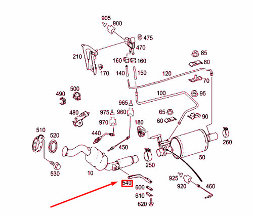 NEW MERCEDES-BENZ SPRINTER 906 EXHAUST SYSTEM BRACKET A9064922041 OEM ...