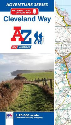 Cleveland Way National Trail Official Map (Poche) -Z Adventure Series ...