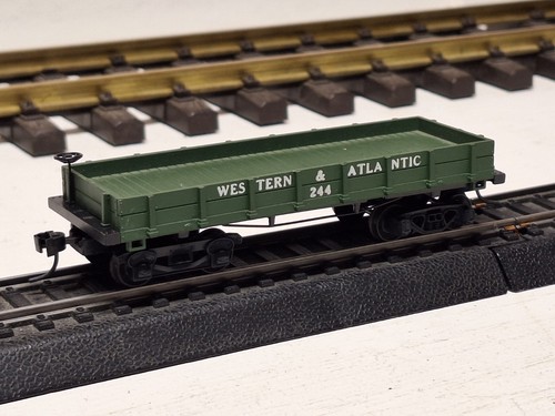 HO Scale Mantua 1860s Western & Atlantic Gondola With Mismatched Trucks ...