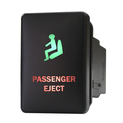 PASSENGER EJECT 9B85GR Push switch 12V LED green red on-off For Toyota ...