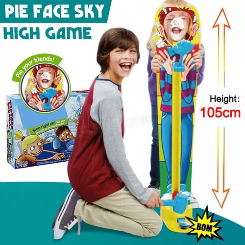 Pie Face Game Family Fun Pie-throwing Game Filled Rocket Board Birthday ...