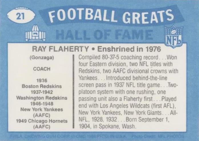 Las mejores ofertas en 1988 Swell Football Greats Hall of Fame Ray ...