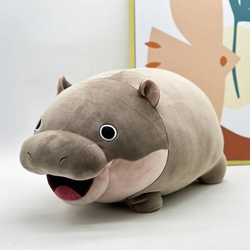20cm Moo Deng Hippo Plush MooDeng Hippo Plush Pillow Cute Pygmy Hippo ...
