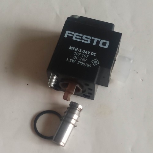 ONE NEW FESTO 107107 power cord MEH-3-24VDC in bag Fast Shipping | eBay