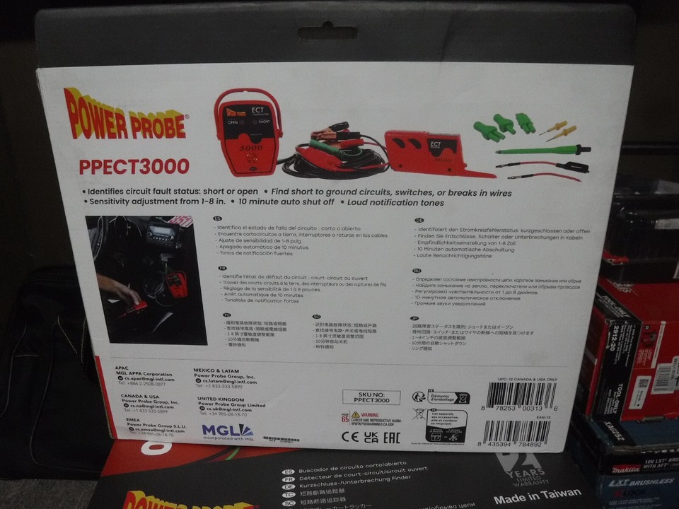 *NEW* Power Probe PPECT3000 Short/Open Finder, Receiver and Transmitter ...