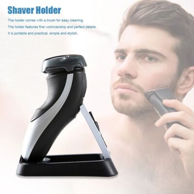 Space Saving Razor Storage Holder Organizer Electric Shaver Stand ...