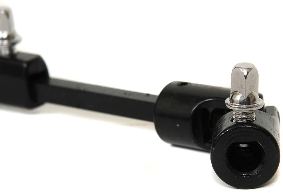 Double bass kick drum pedal link linkage connecting bar driveshaft rod ...