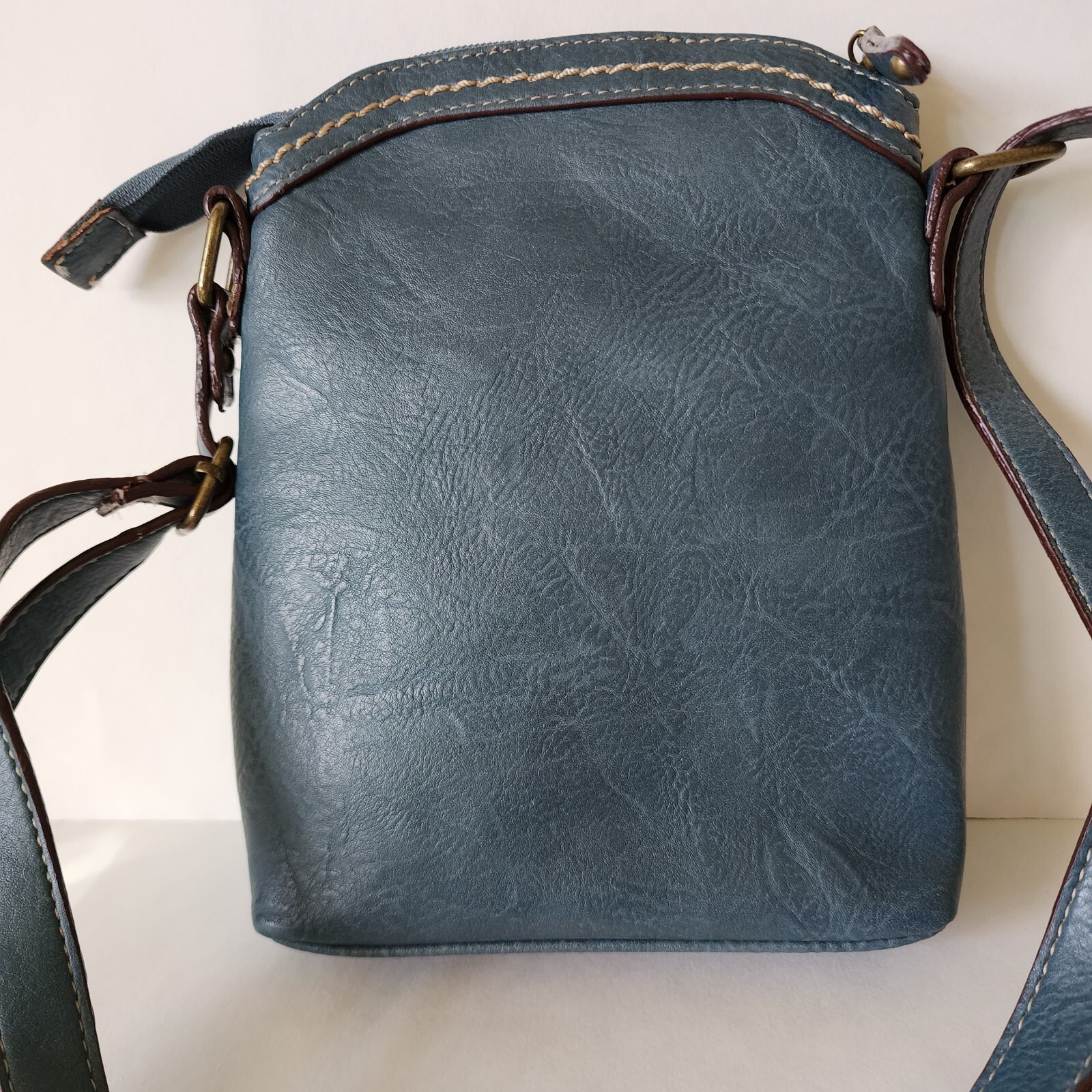 BOC Born Concept Faux Leather Blue Cross Body Purse - Gem