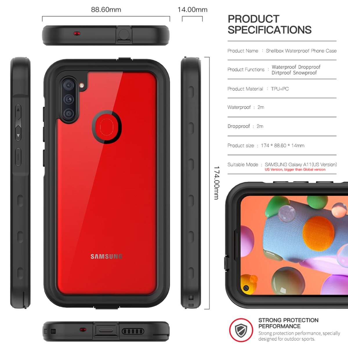 Samsung Galaxy Rugby Pro Waterproof Case