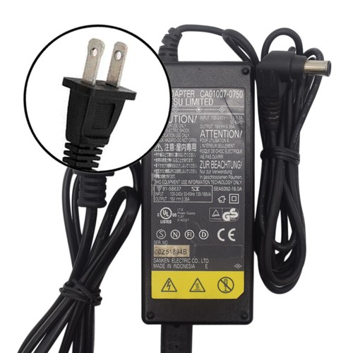 AC Adapter Power Charger for Fujitsu Lifebook C6731 C7651 E330 E335 ...