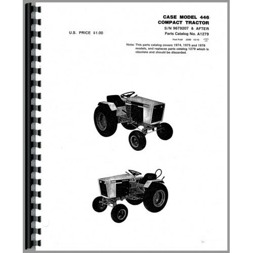 Case 446 Garden Tractor Decals | Fasci Garden