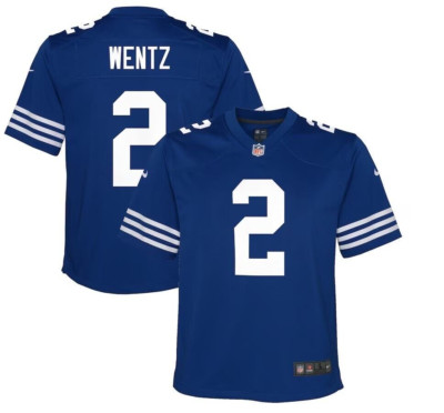 Carson Wentz Indianapolis Colts Nike Youth L Alternate Game Jersey ...