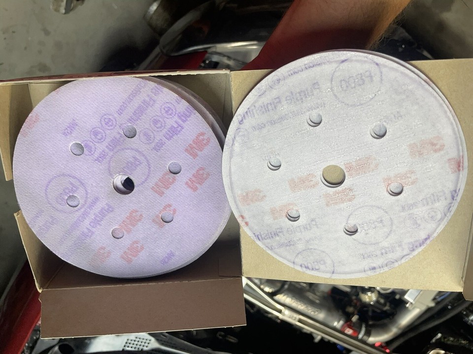 3M 30670 6" 800 Grit Purple Finishing Film Hookit Disc 50 Per Box | eBay