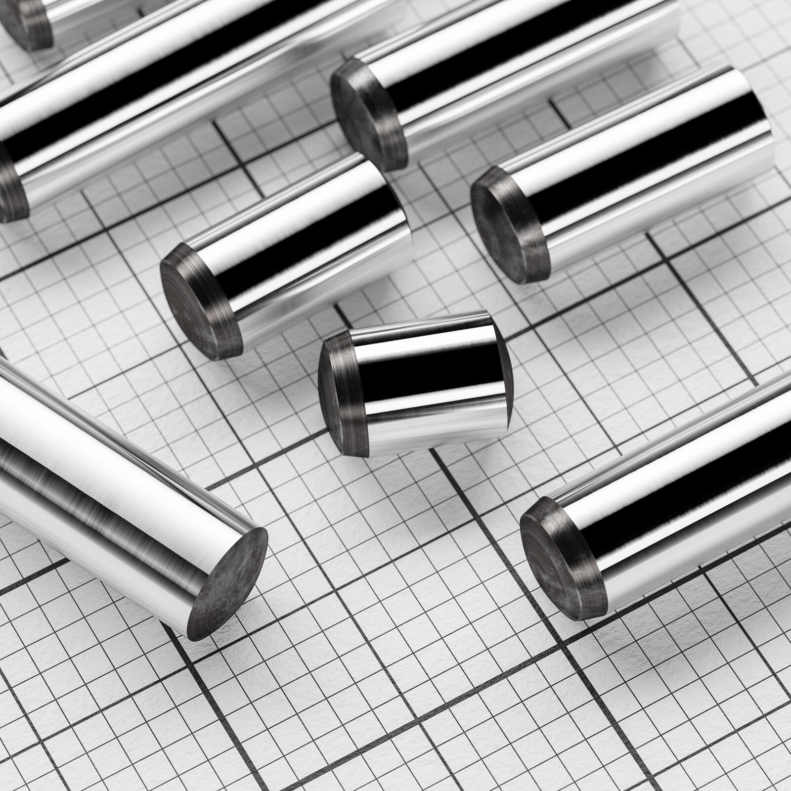 DIN 6325 Zylinderstifte Passstifte gehärtet Ø1/1,5/2/2,5/3/4/5/6/8/10 ...