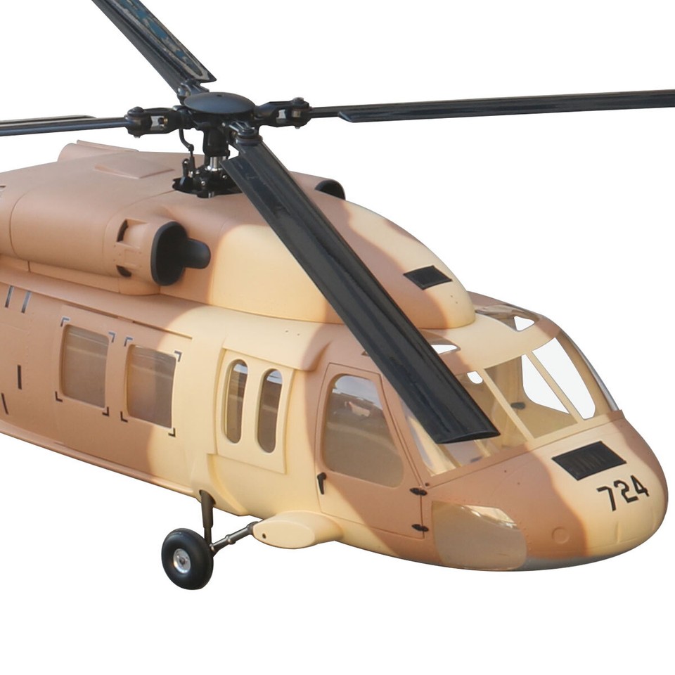 UH-60 KIT ARF Desert Painting 700 Size RC Helicopter Fuselage V2 ...