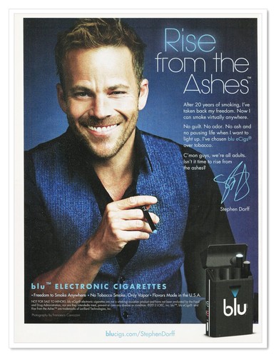 Blu Alt-Cigarette Stephen Dorff Lorillard 2012 Full-Page Print Magazine ...