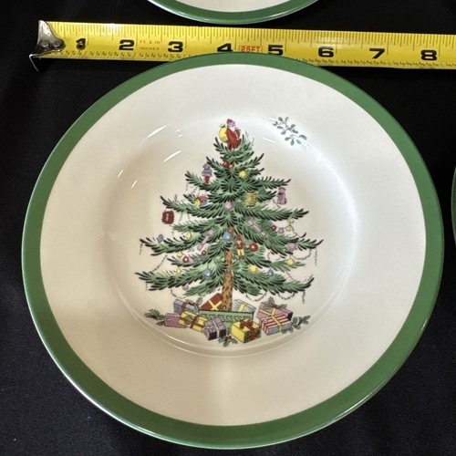 1 (ONE) Spode S3324-A16 England XMAS Tree Bread Butter Plate EA SOLD ...