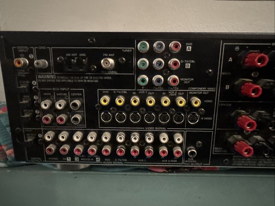 Yamaha 5.1 Channel Natural Sound AV Receiver RX-V620 | eBay