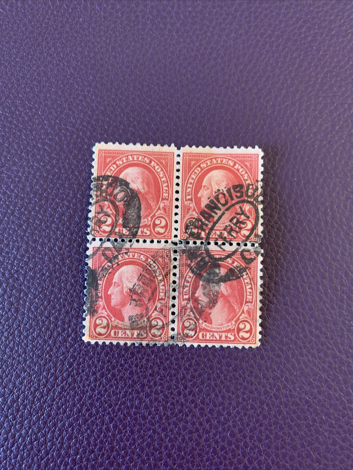 Rare 1923 George Washington red 2 cents stamps. Quantity: 4 stamps. | eBay