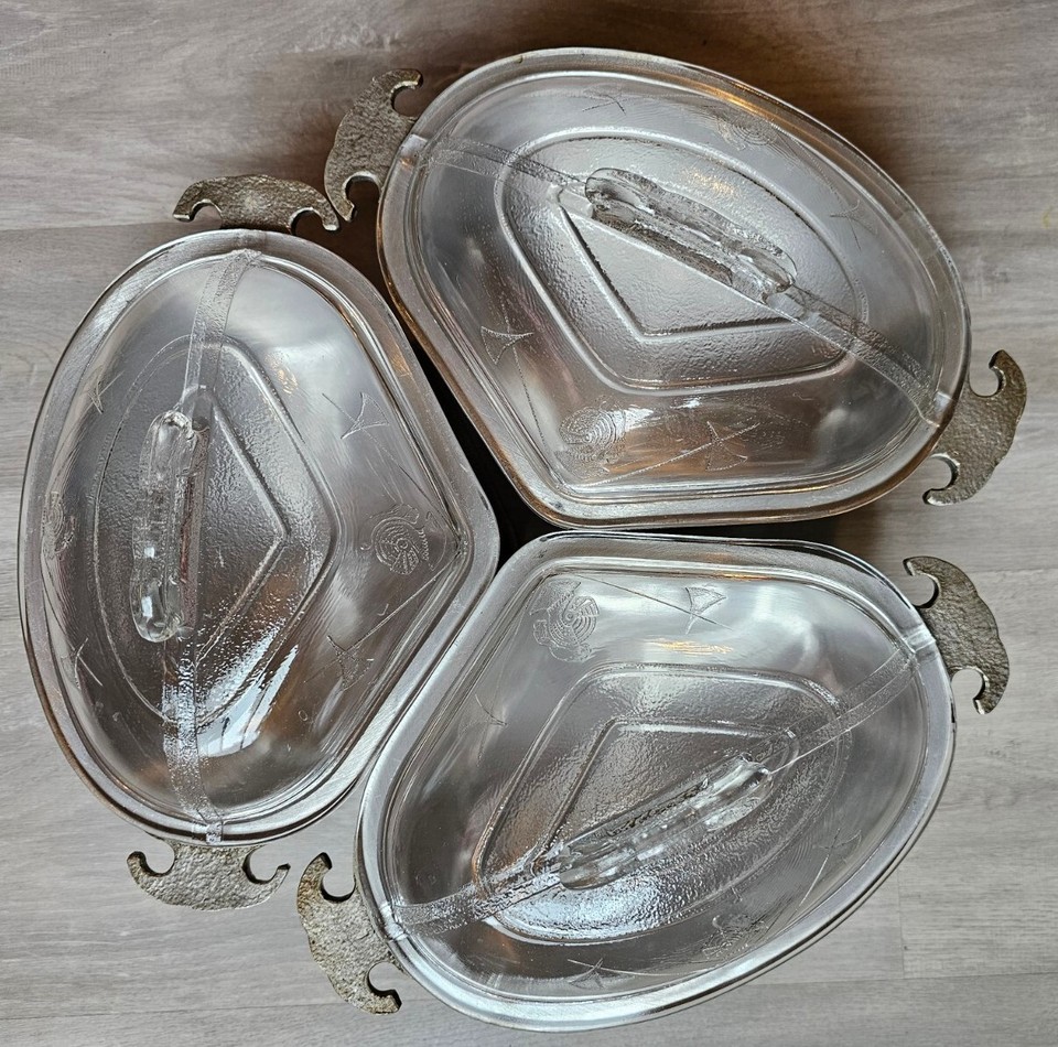 Guardian Service cookware W/ Lids 10 piece set triangle 40s vintage ...