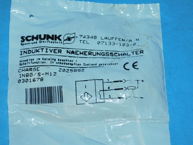 SCHUNK 74348 Inductive Proximity Sensor - for sale online | eBay